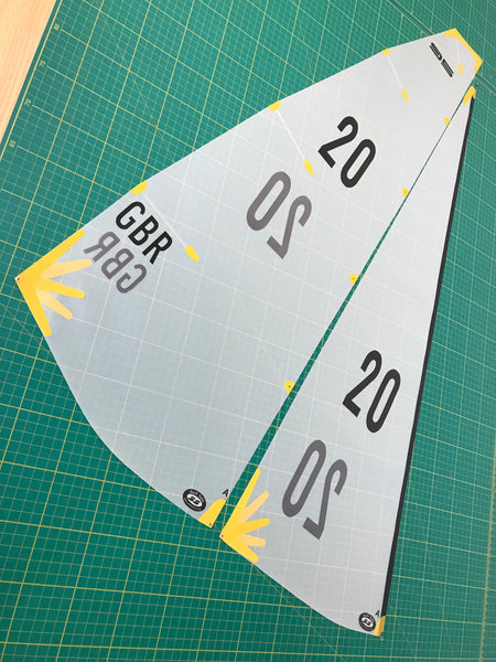 DF95 A Suit with numbers applied – Soch Sails